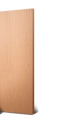 Folha de porta lisa de madeira Angelin, 70 x 210 x 3,5 Cm.