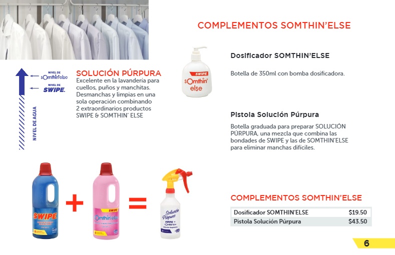 Catálogo de productos domésticos - SWIPE
