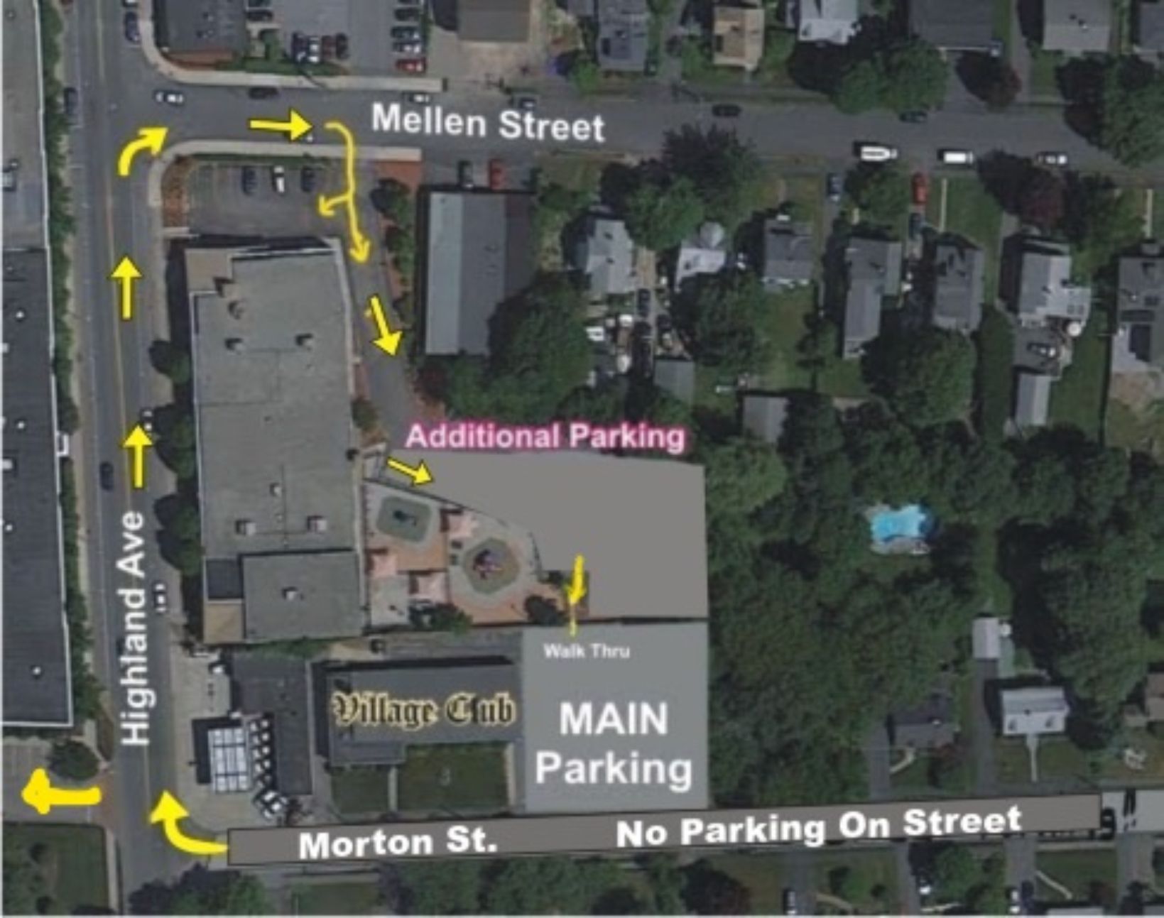 The Needham Village Club - Directions