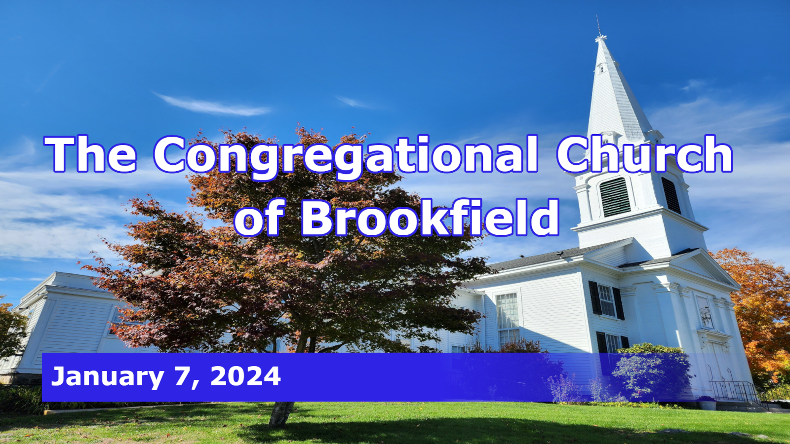 Congregational Church of Brookfield - Home