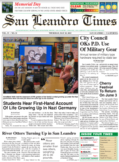 Community Newspaper Serving San Leandro Since 1991 - CIRCULATION: 38,500
