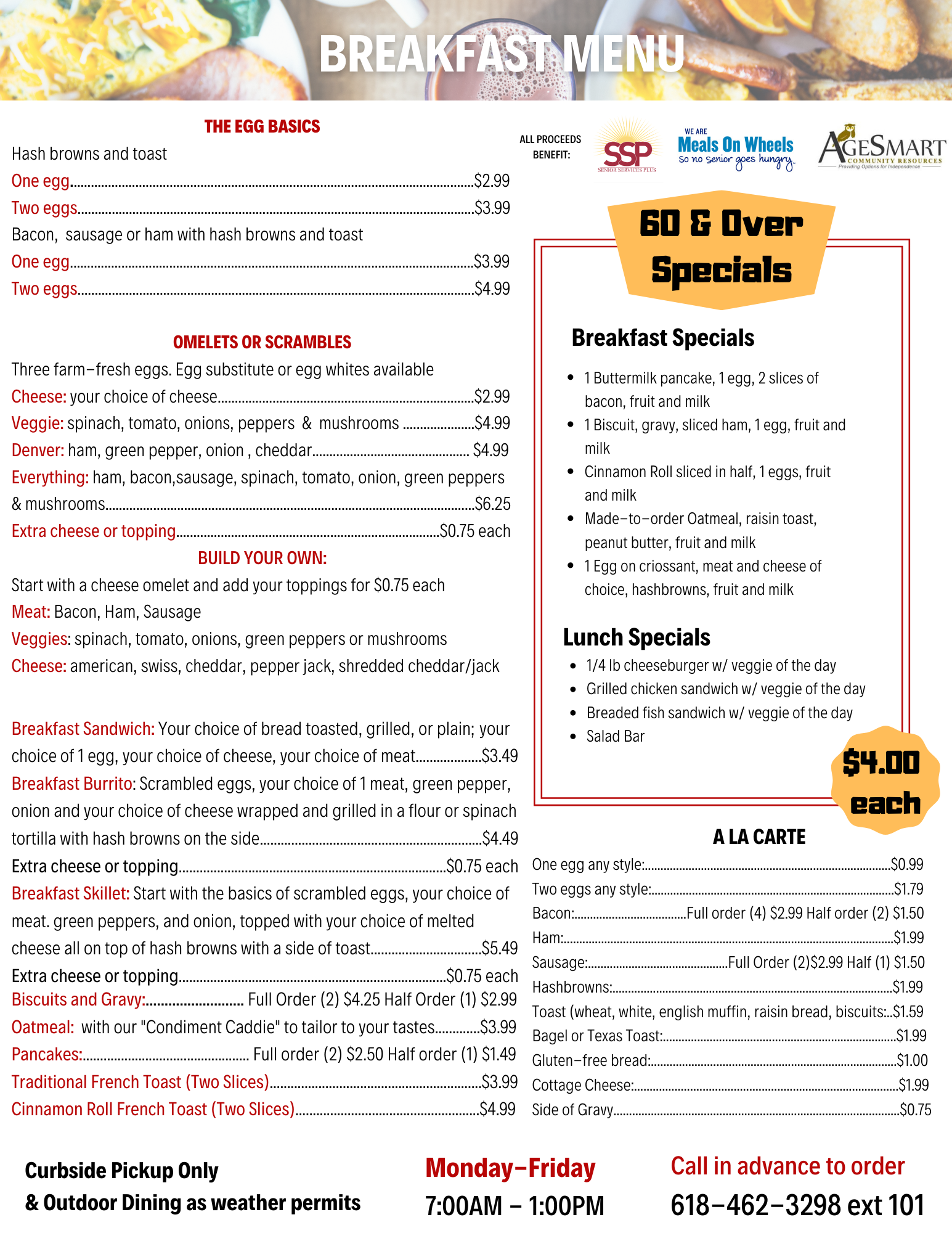 Grill Alton | Breakfast Specials | Senior Services Plus, Inc.