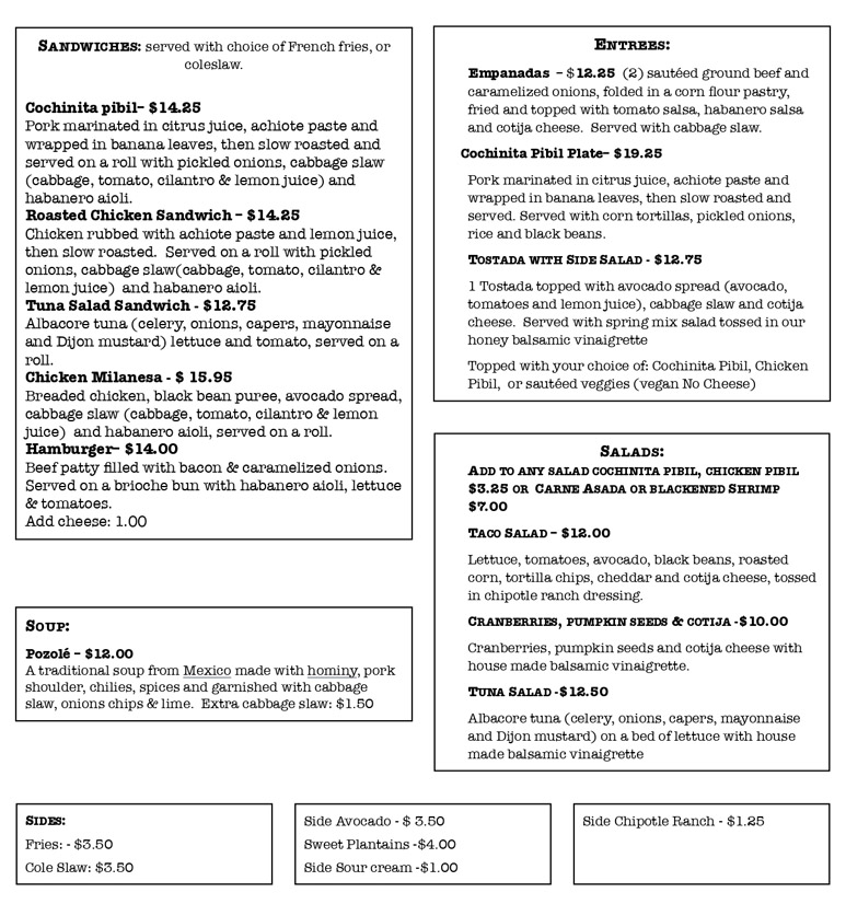 Mexican-American Cuisine | Yucatan Food San Francisco | Lucho’s