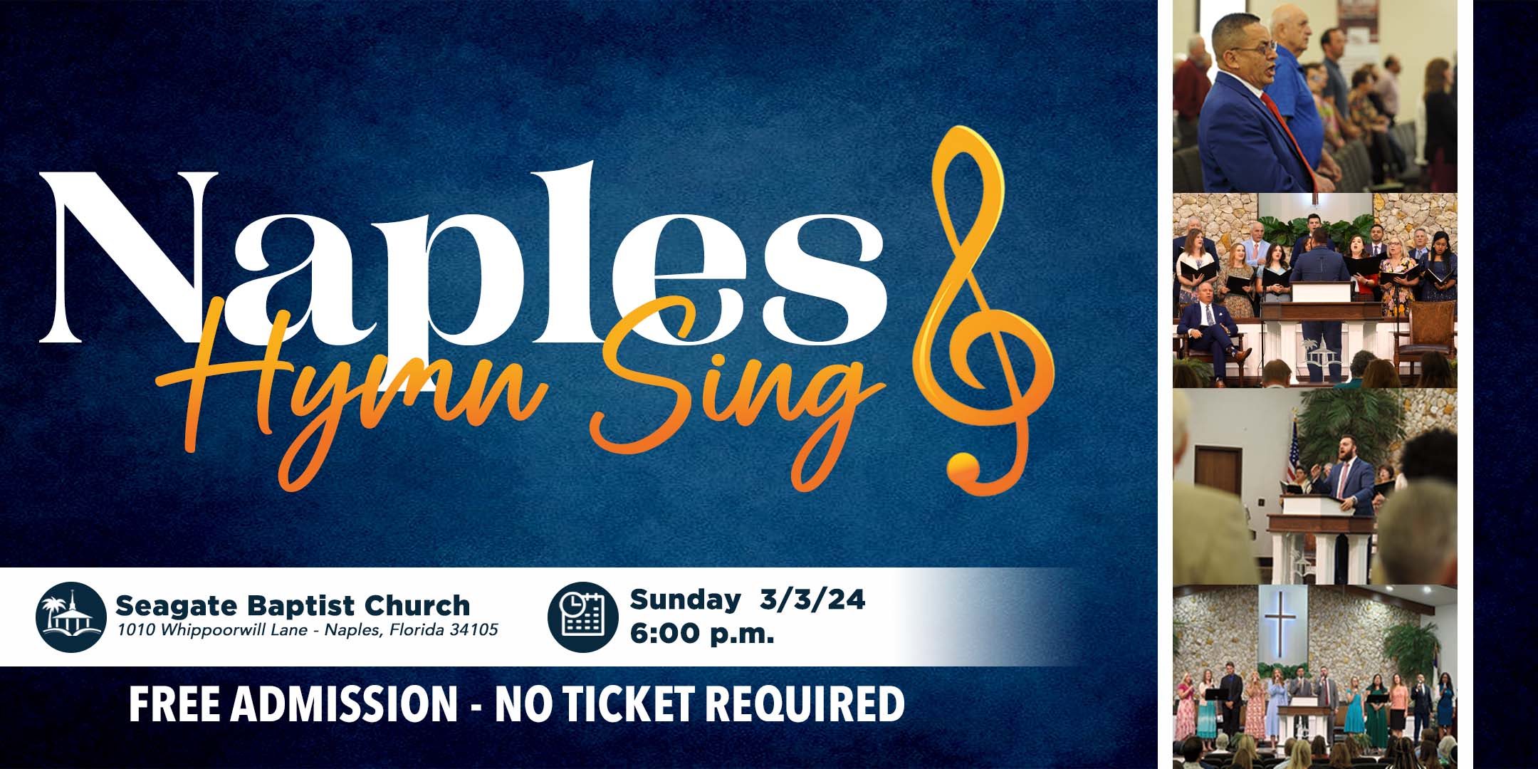 Seagate Baptist Church - Naples Hymn Sing