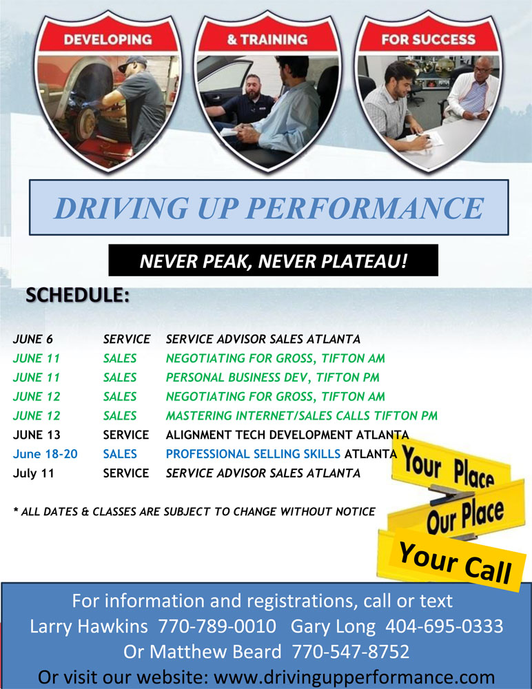 Automotive Sales Classes | Automotive Service Classes