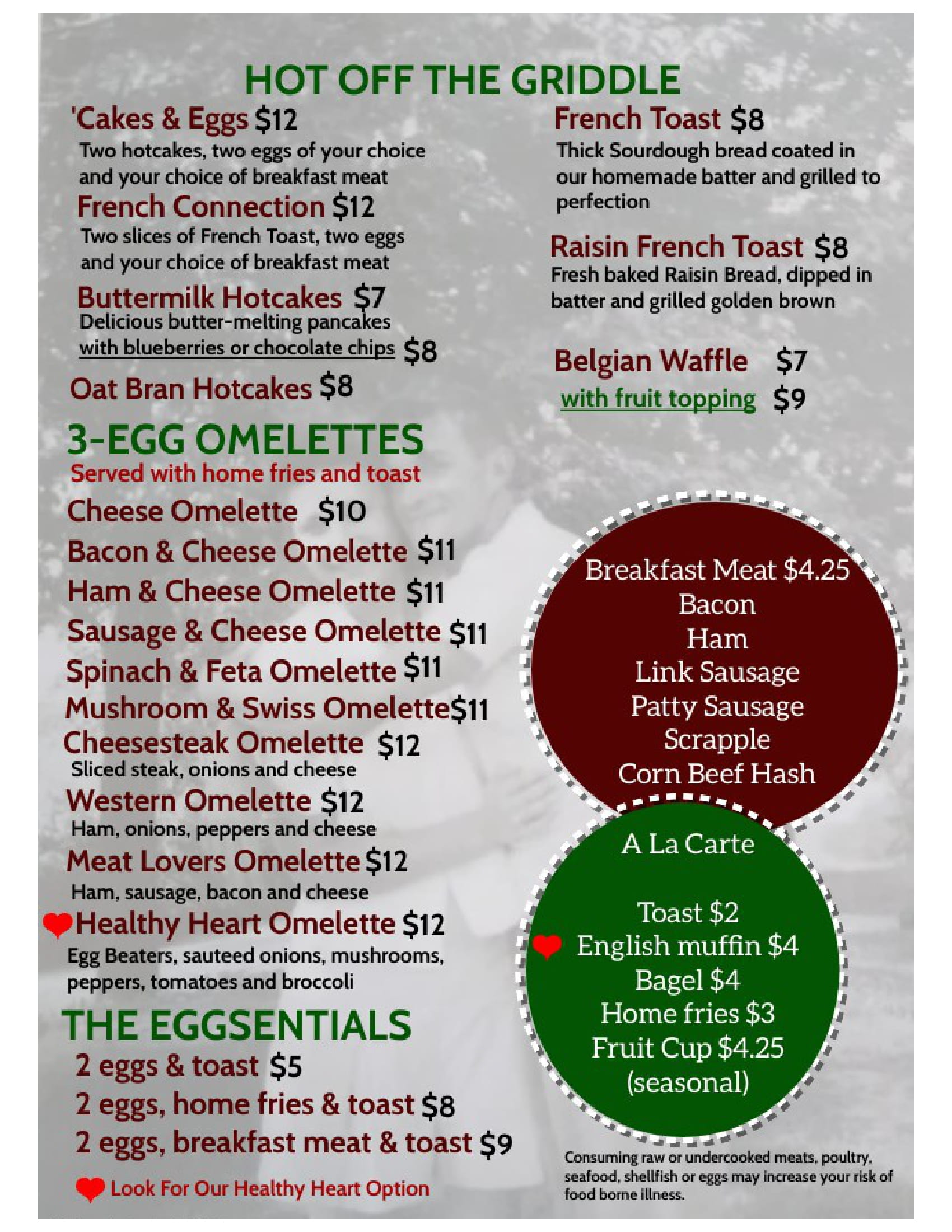 Ranch House Restaurant - Ranch House Menu